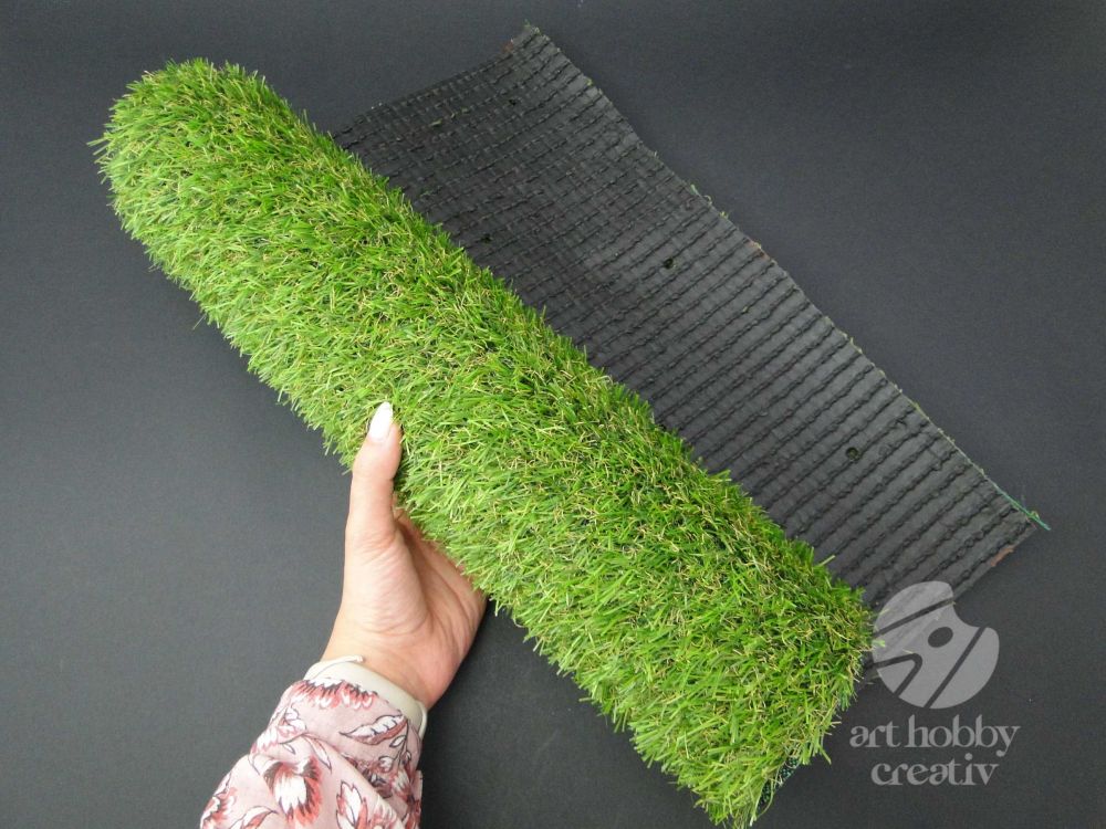 Gazon/ iarba artificiala decorativa 40x60cm - Arthobbycreativ